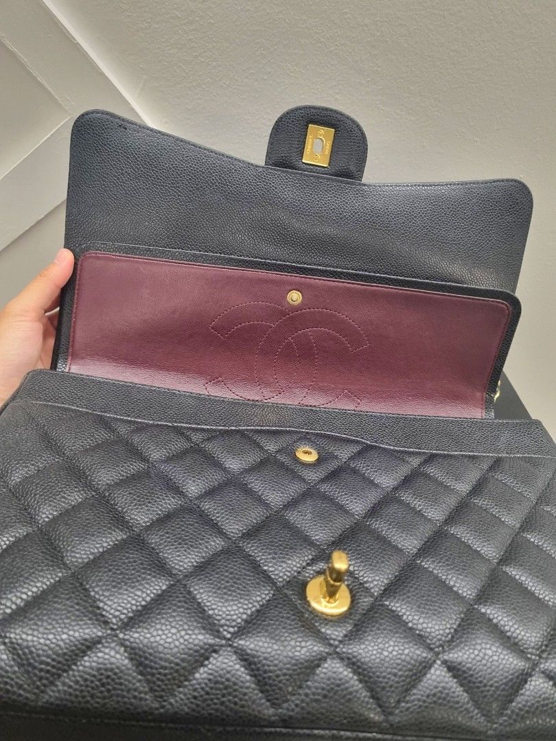 Chanel Maxi double flap caviar, Luxury, Bags & Wallets on Carousell