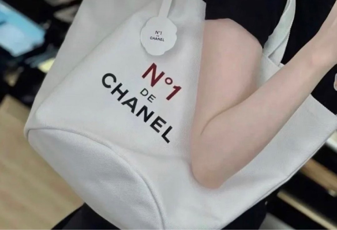 Chanel N1 de Chanel Camelia Canvas Tote Shopping Bag, Women's Fashion, Bags & Wallets, Tote Bags ...