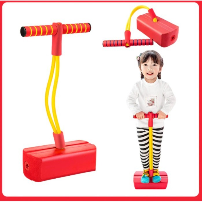 Children's Outdoor Toys Jump Bar Frog Foam Pogo Kids Jumper Stick ...