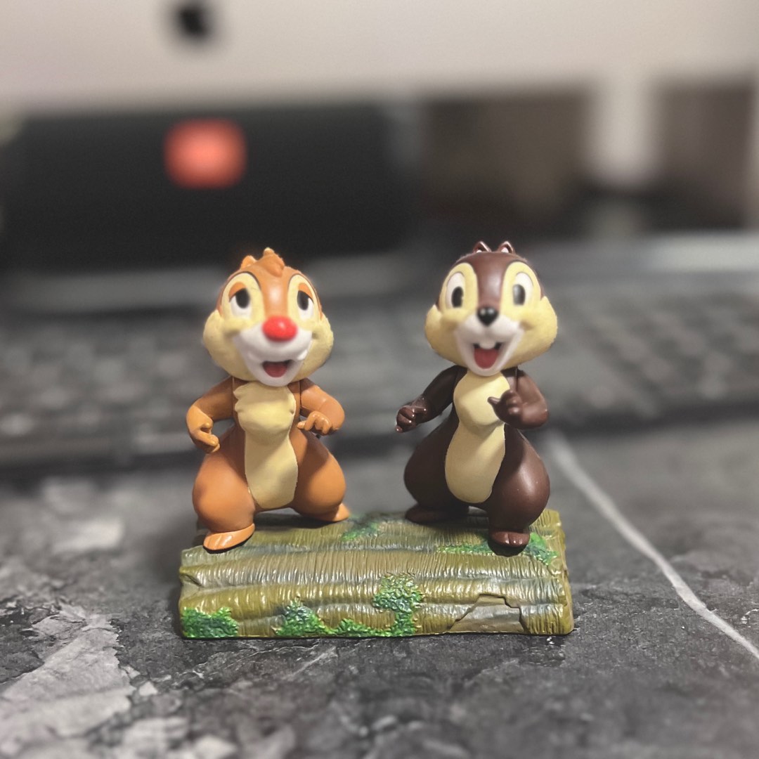 Chip and Dale Figurine, Hobbies & Toys, Toys & Games on Carousell