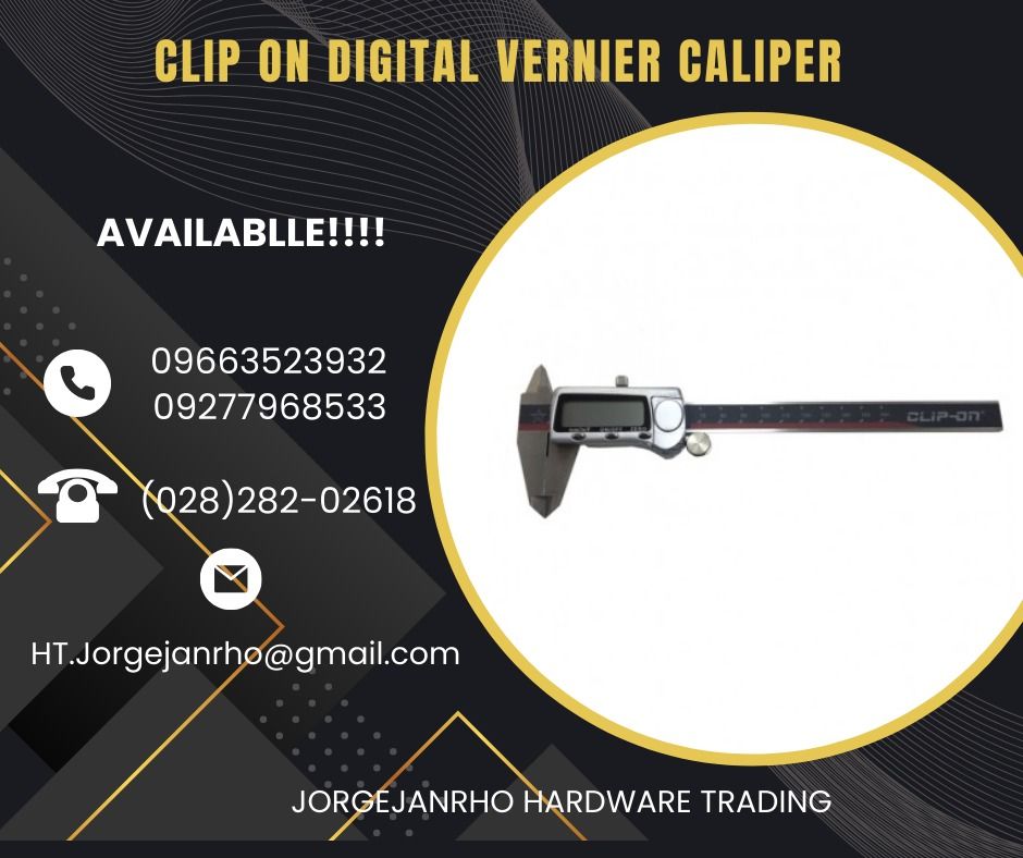 CLIP ON DIGITAL VERNIER CALIPER, Commercial & Industrial, Construction ...