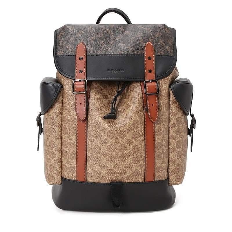 Coach Hitch Backpack In Signature Canvas With Horse And Carriage Print ...