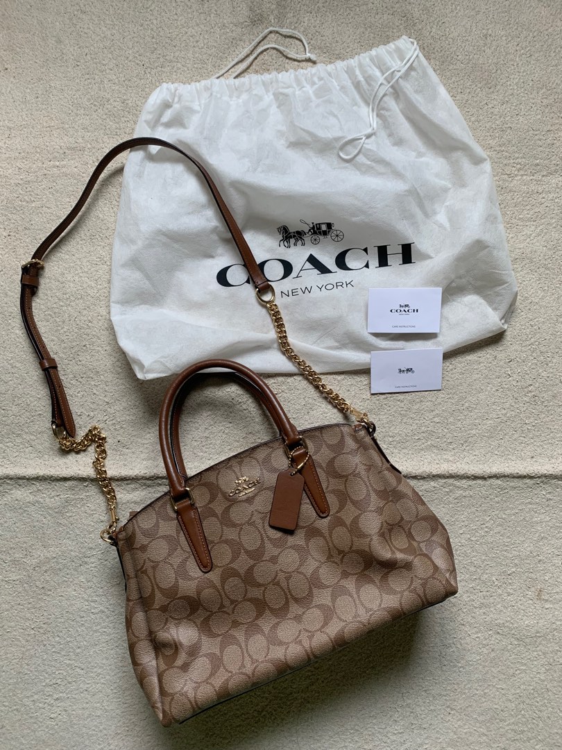 Coach sage carryall in signature canvas, Luxury, Bags & Wallets on ...