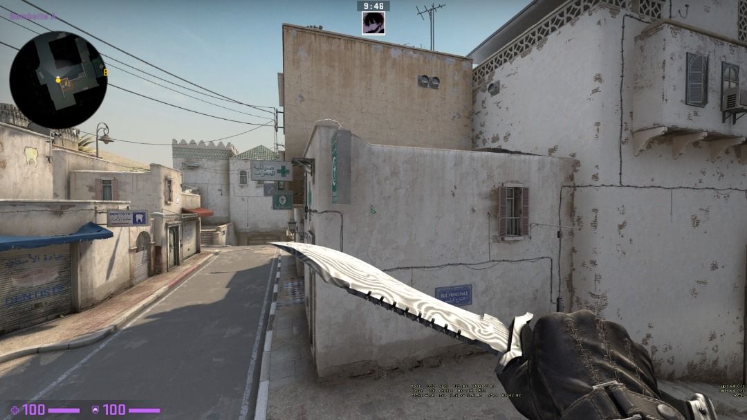 CSGO CS2 Bowie Knife | Damascus Steel (Factory New), Video Gaming, Gaming Accessories, In-Game ...