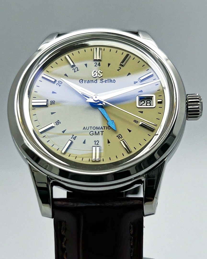 Custom Seiko Mod GS GMT SBGM221 39mm, Men's Fashion, Watches ...