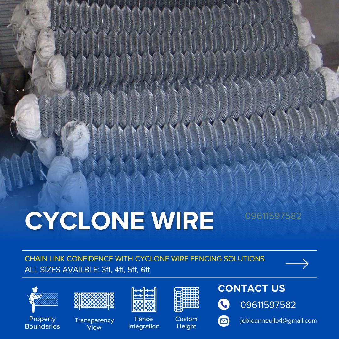 Cyclone Fence | Wire Mesh Fencing | Diamond Mesh | Galvanized Steel ...