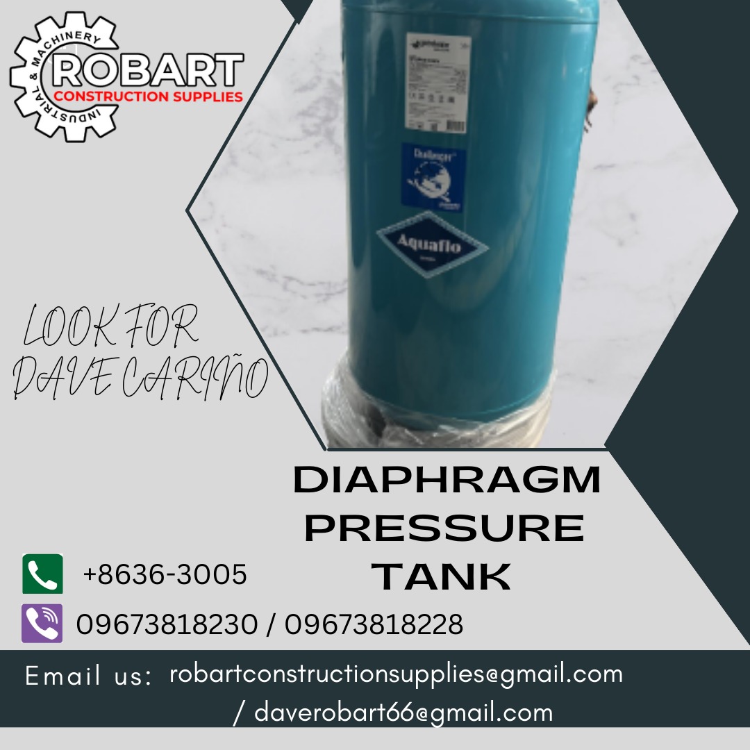 DIAPHRAGM PRESSURE TANK, Commercial & Industrial, Construction Tools ...