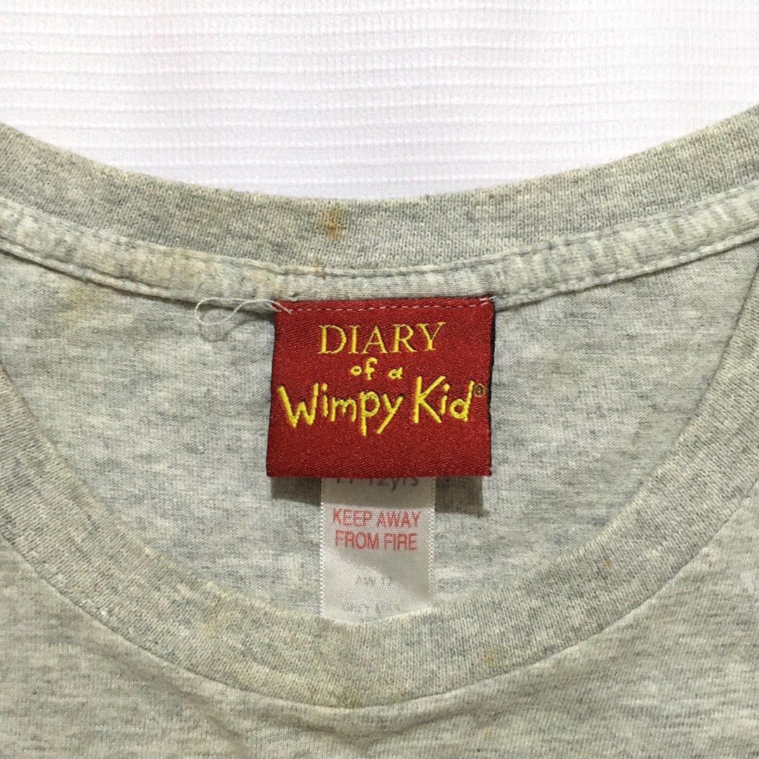 Diary of a Wimpy Kid grey shirt, Men's Fashion, Tops & Sets, Tshirts ...