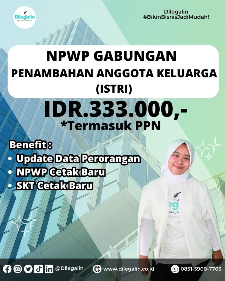 JASA PENDAFTARAN NPWP & SKT PERORANGAN, BADAN USAHA, NPWP PERUBAHAN NAMA BADAN USAHA, PERORANGAN ...