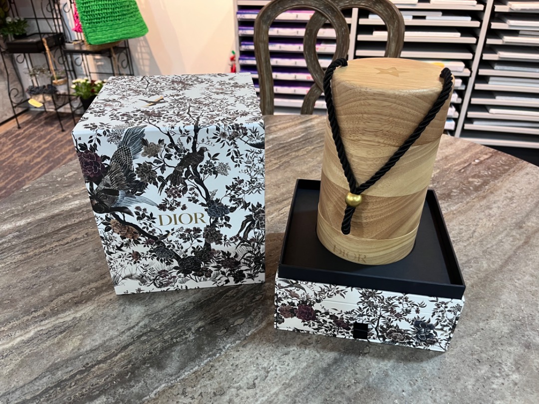 Dior Wooden Mooncake Box (Set), Luxury, Accessories on Carousell