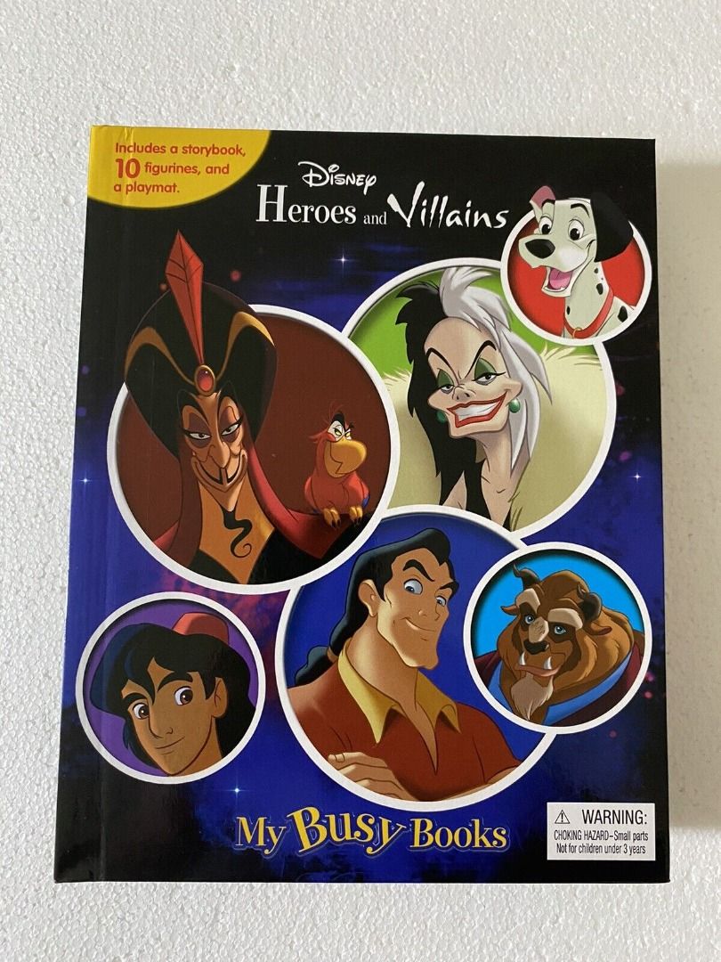 Disney Heroes and Villains My Busy Book Disney/Phidal Publishing Inc ...