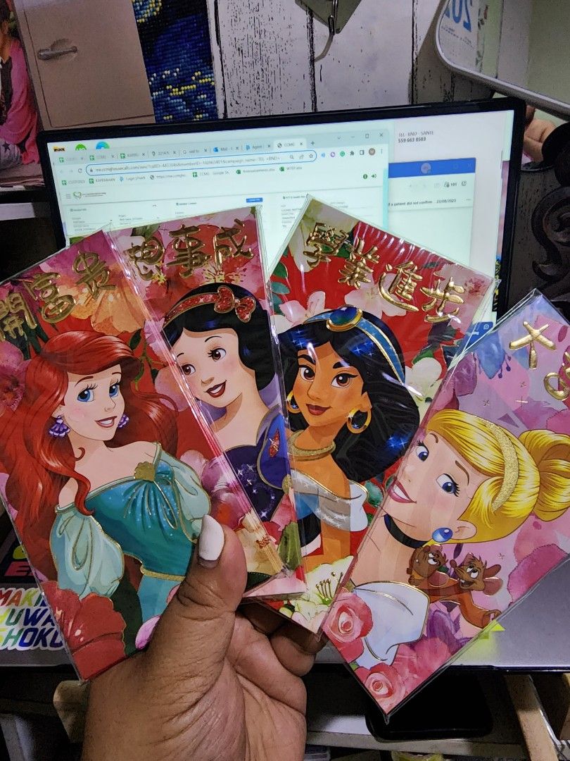 DISNEY PRINCESS ANG PAO, Hobbies & Toys, Stationary & Craft, Occasions ...