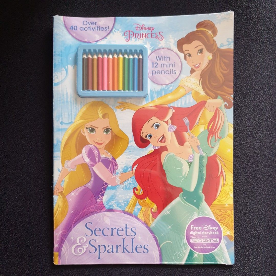 Disney Princess: Secrets & Sparkles, Hobbies & Toys, Books & Magazines ...