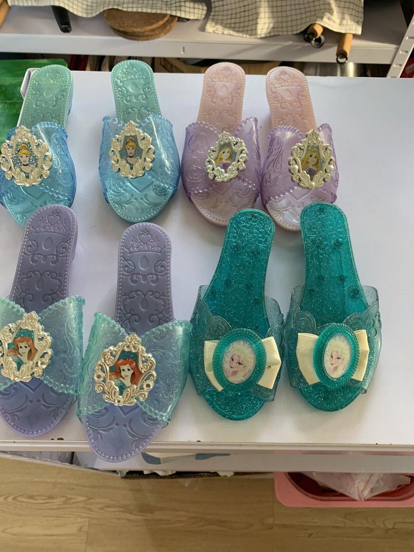 Disney princess slippers, Babies & Kids, Babies & Kids Fashion on Carousell