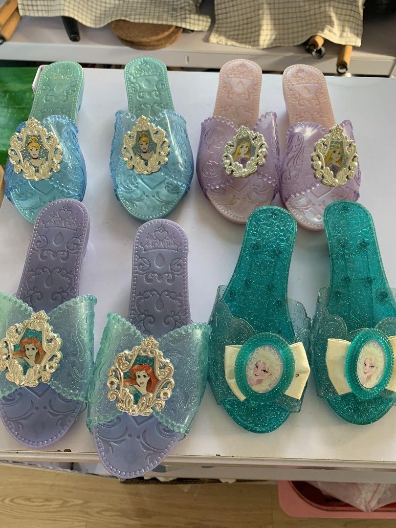 Disney princess slippers, Babies & Kids, Babies & Kids Fashion on Carousell