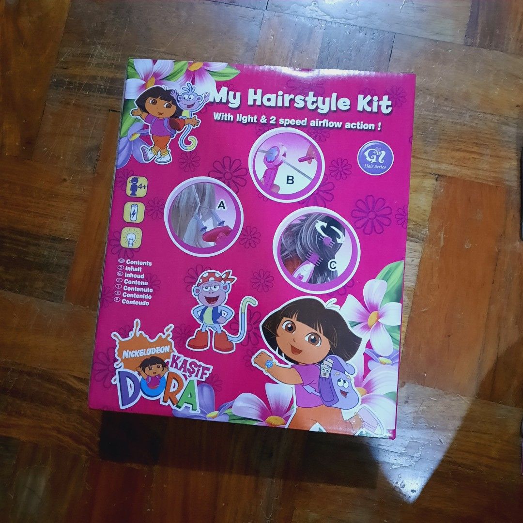 Dora hairstyling kit set, Hobbies & Toys, Toys & Games on Carousell