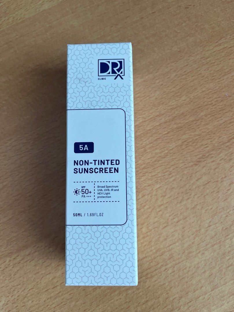 Derma Rx / DRx non tinted sunscreen SPF 50+, Beauty & Personal Care, Face, Face Care on Carousell