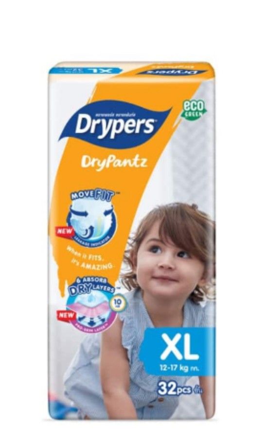 Drypers Drypantz XL, Babies & Kids, Bathing & Changing, Diapers & Baby ...