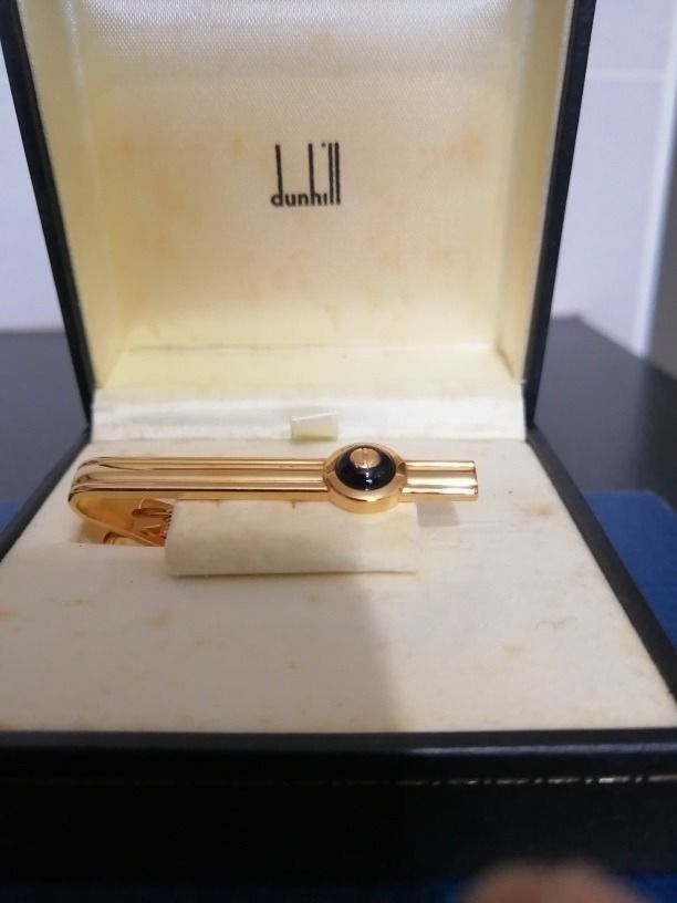 Dunhill gold plated Tie Pin ( rare find ), Women's Fashion, Jewelry ...