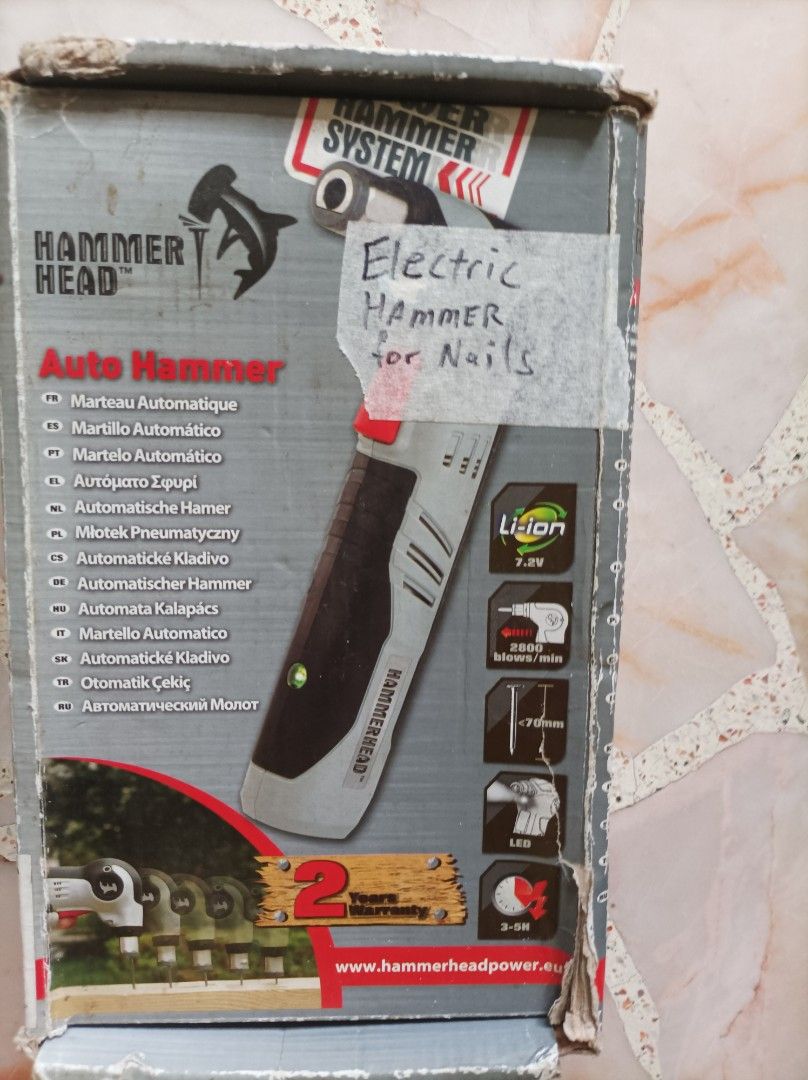 Electronic hammer, Furniture & Home Living, Home Improvement ...