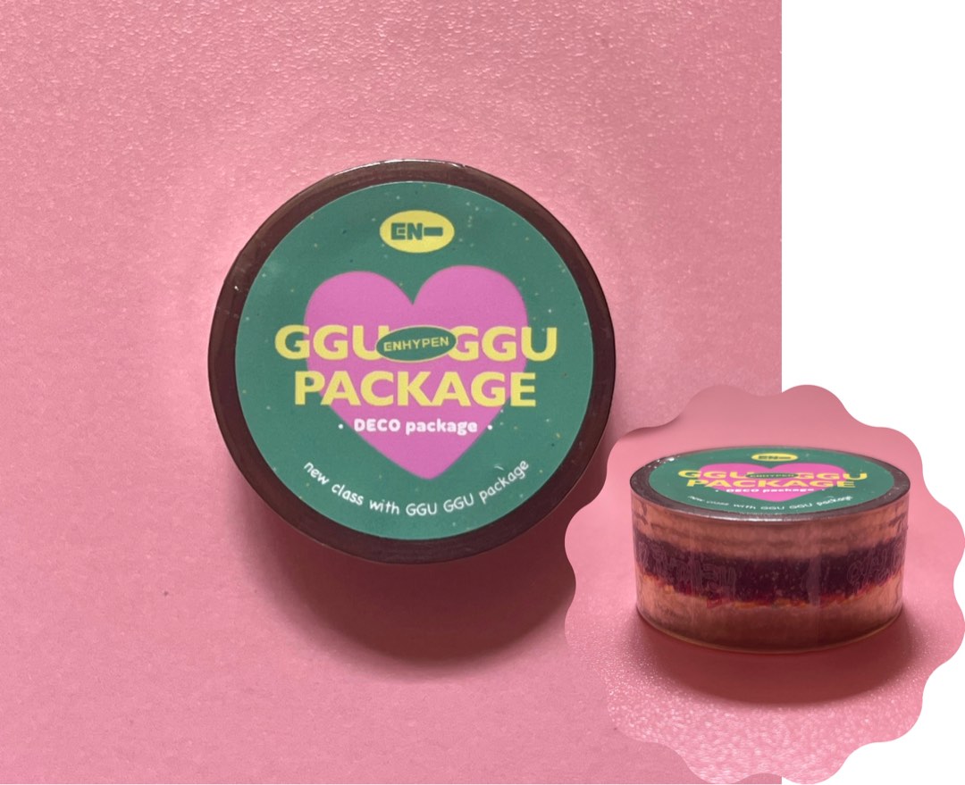 ENHYPEN Ggu Ggu Package Tape, Hobbies & Toys, Memorabilia ...