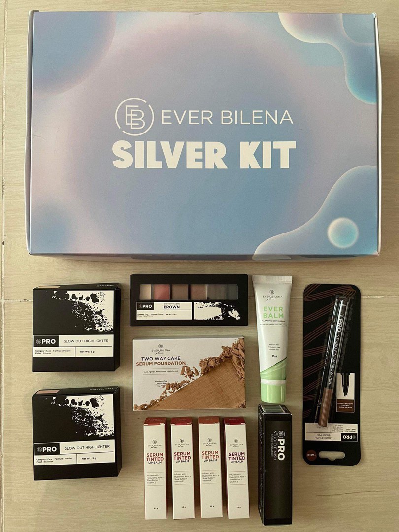 Silver Kit Ever Bilena, Beauty & Personal Care, Face, Makeup on Carousell