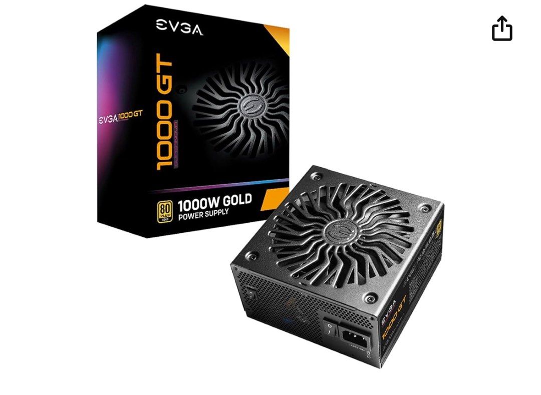 EVGA 1000W PSU, Computers & Tech, Parts & Accessories, Computer Parts ...