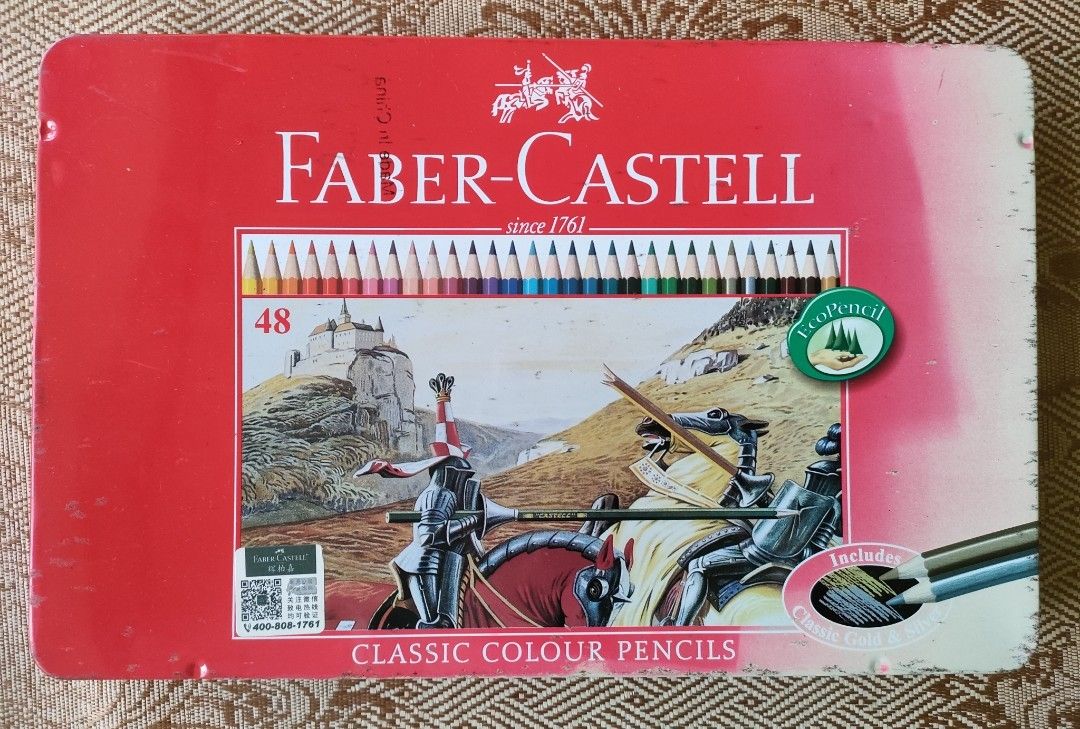 FABER - CASTELL 48 CLASSIC COLOUR PENCILS, Hobbies & Toys, Stationery ...