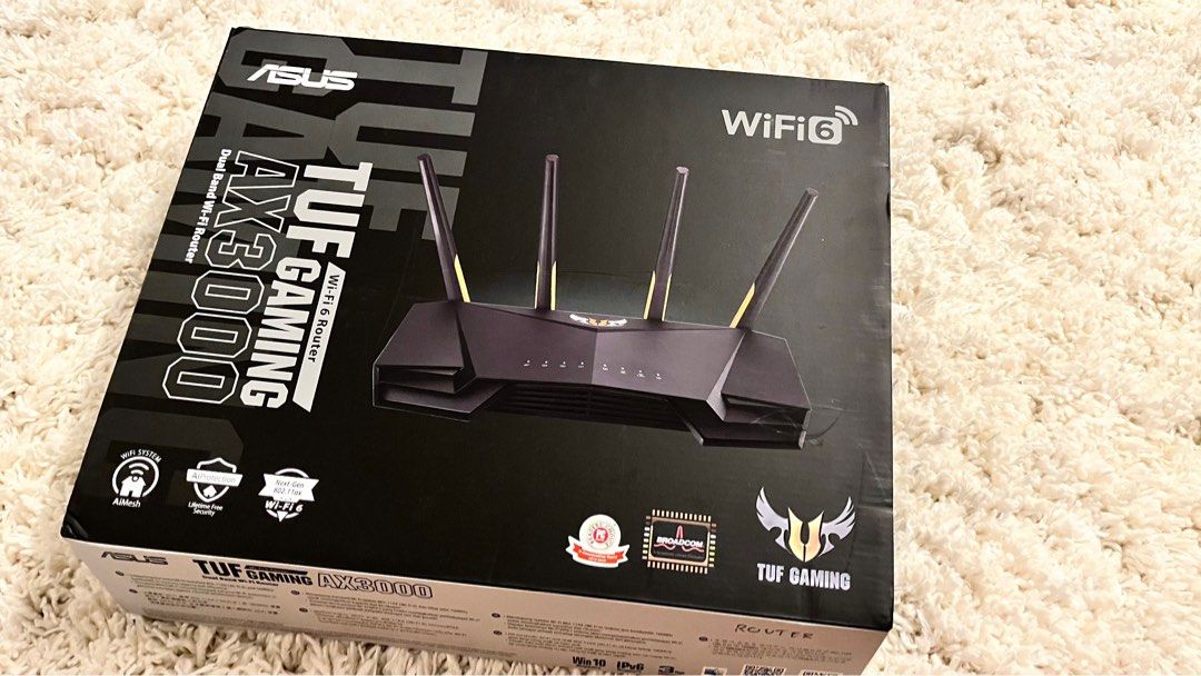 Fast Selling: Asus AX3000 TUF Gaming Router Wifi, Computers & Tech ...