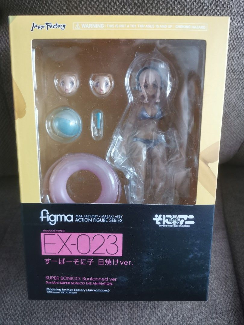 Figma EX-023 Super Sonico Suntanned Ver., Hobbies & Toys, Toys & Games on Carousell