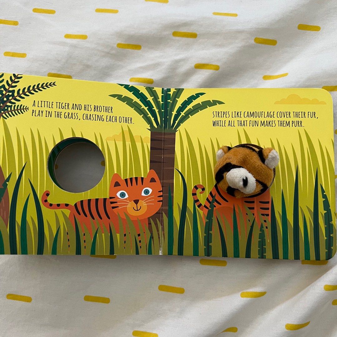 Finger Puppet Book: Little Tiger, Hobbies & Toys, Books & Magazines ...