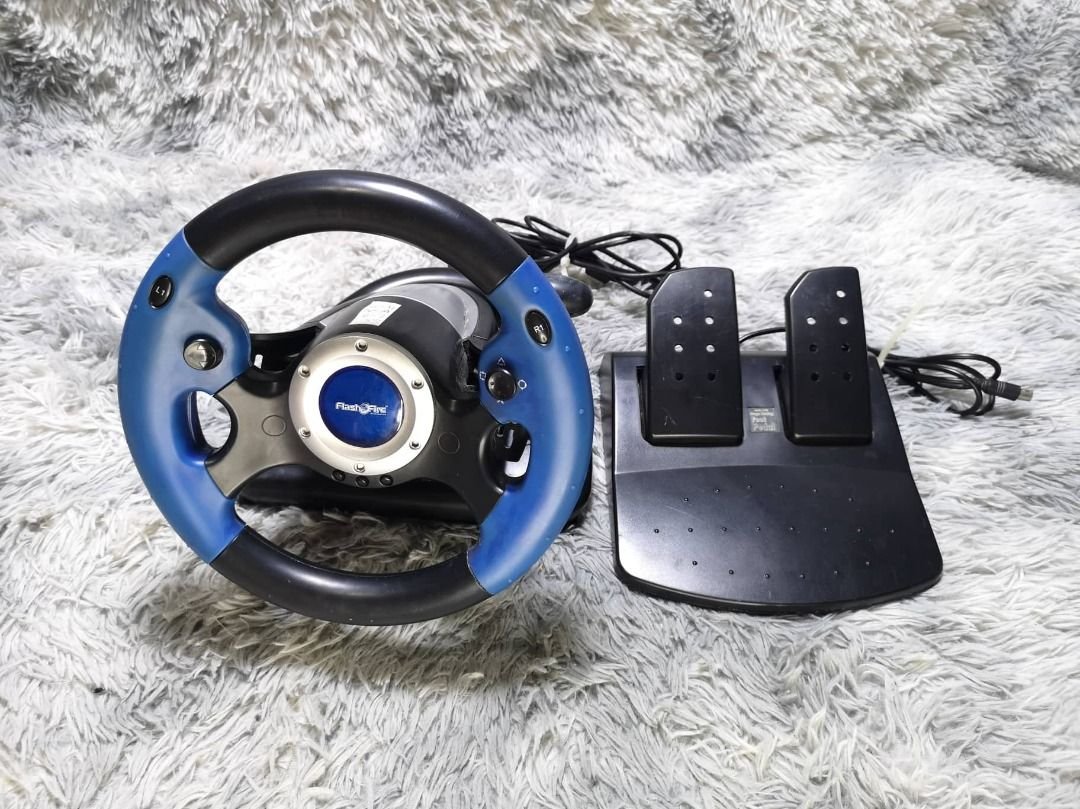 Flash Fire MX - V9 Racing Wheel And Pedals For playstation, Hobbies ...