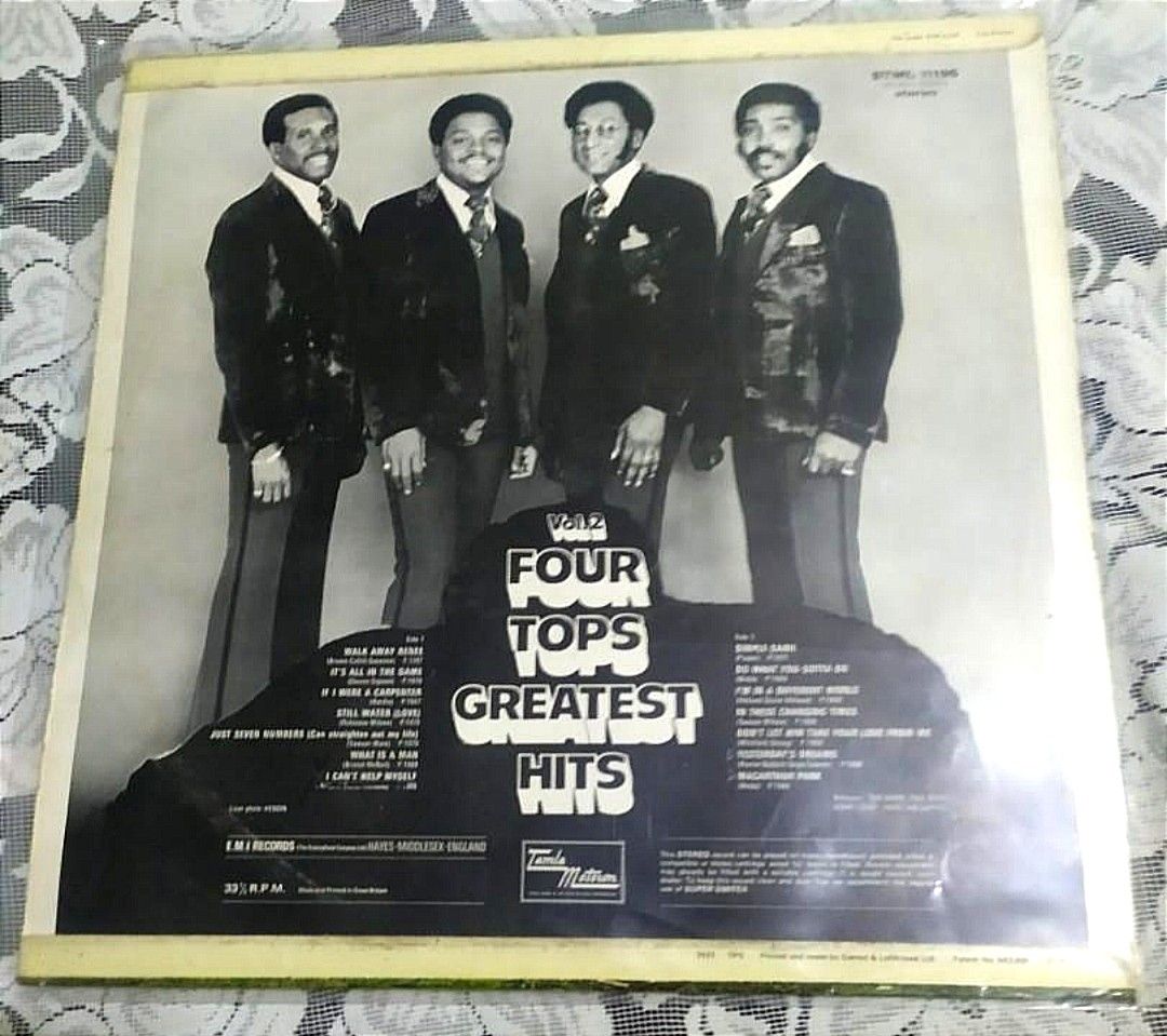 Four Tops - Greatest Hits Vol. 2(LP) VINYL PLAKA, Hobbies & Toys, Music ...