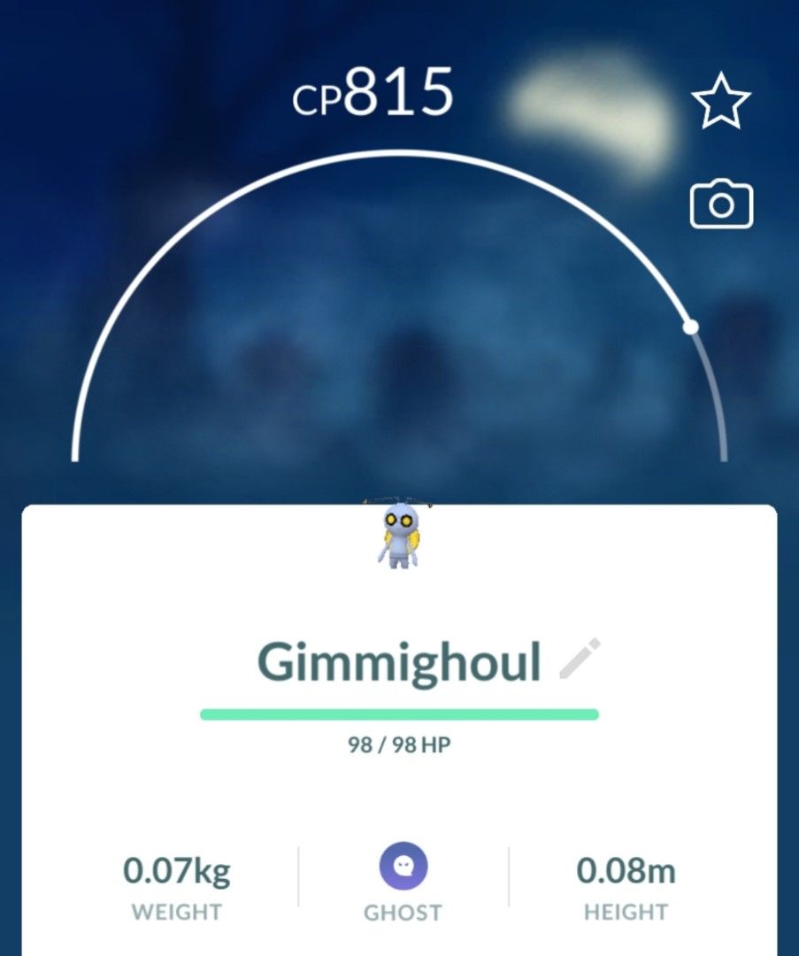 (FREE) Giving Away Gimmighoul Pokemon Go, Video Gaming, Video Game ...