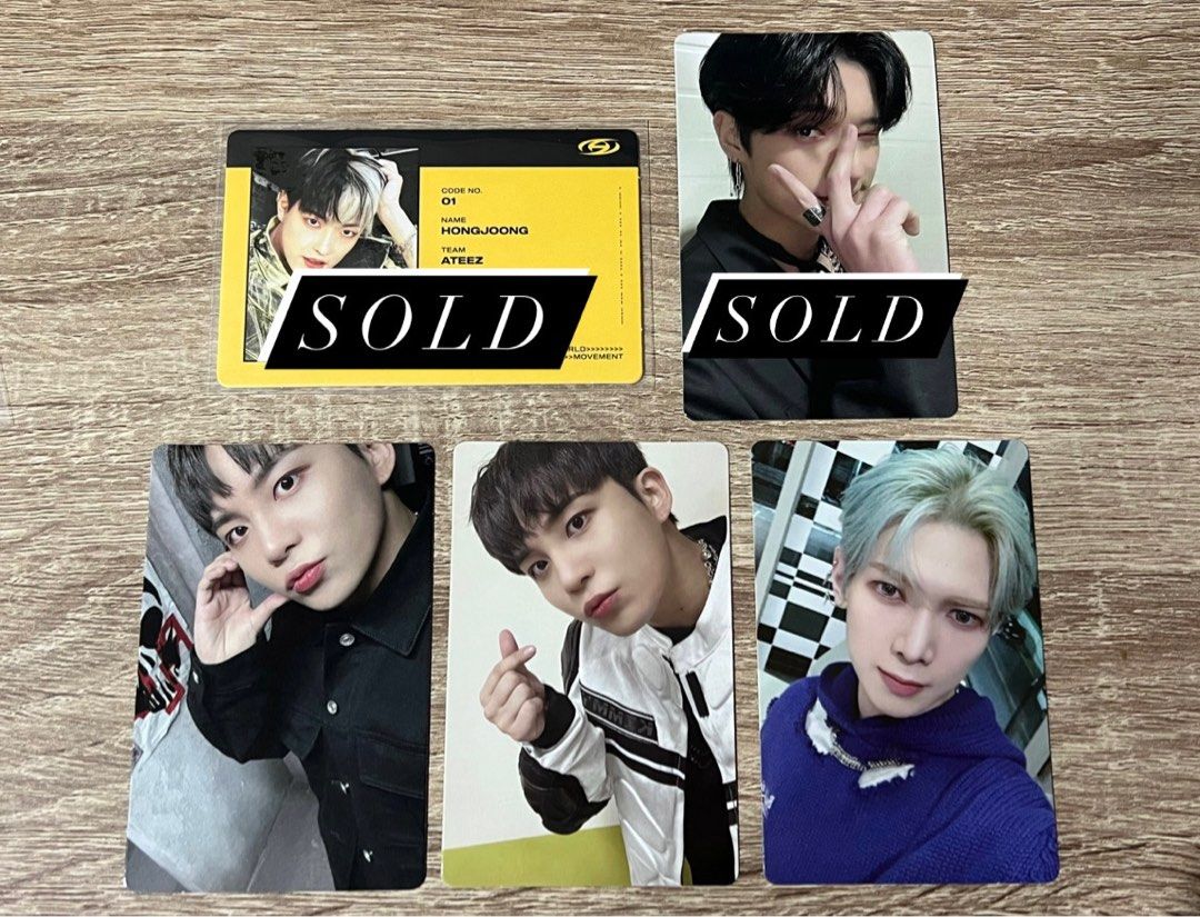 Free/WTS ateez the world ep 1 movement album pc hongjoong wooyoung ...