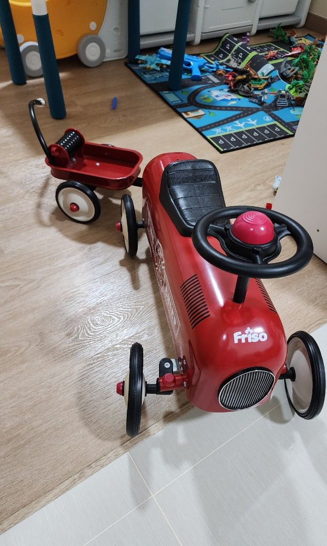Frisco Fire engine ride-on truck, Hobbies & Toys, Toys & Games on Carousell