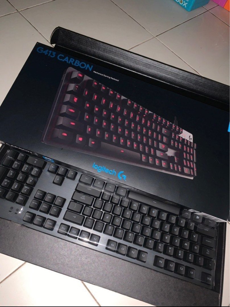 Gaming Keyboard (G413 CARBON Mechanical Gaming Keyboard combo set ...