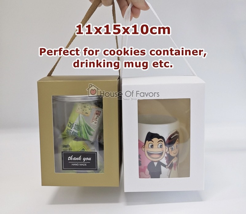 Gift Box with String & Window, Hobbies & Toys, Stationery & Craft ...