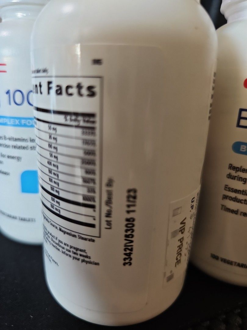 GNC Big 100 B-Complex Formula, Health & Nutrition, Health Supplements ...