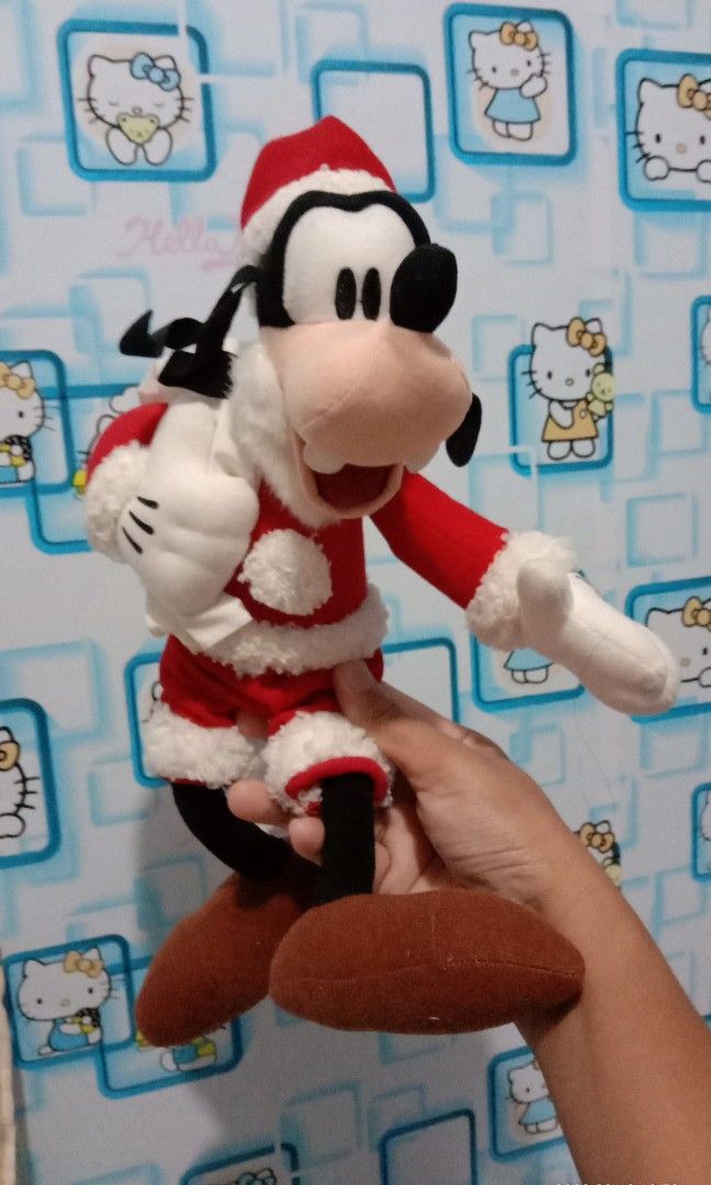 Goofy Santa Costume stufftoy pre loved, Hobbies & Toys, Toys & Games on ...