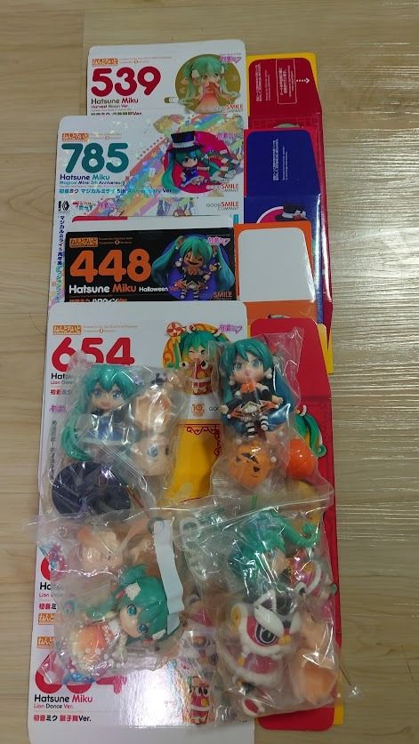 GSC Nendoroid黏土人 萬聖節Ver 448 中秋明月.ver 539 獅子舞ver 654 魔法未來 Magical Mirai ...