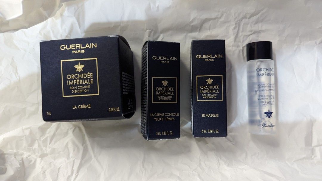 Guerlain Orchidee Imperiale sample pack, Beauty & Personal Care, Face ...