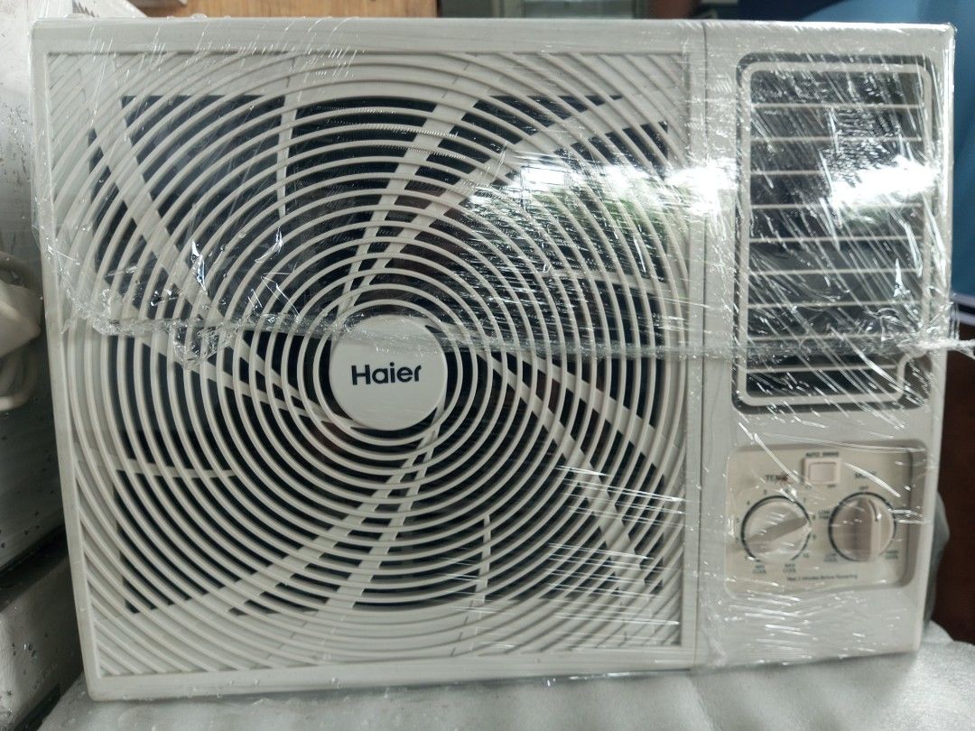 Haier 1hp Window Type Basic Manual, TV & Home Appliances, Air ...