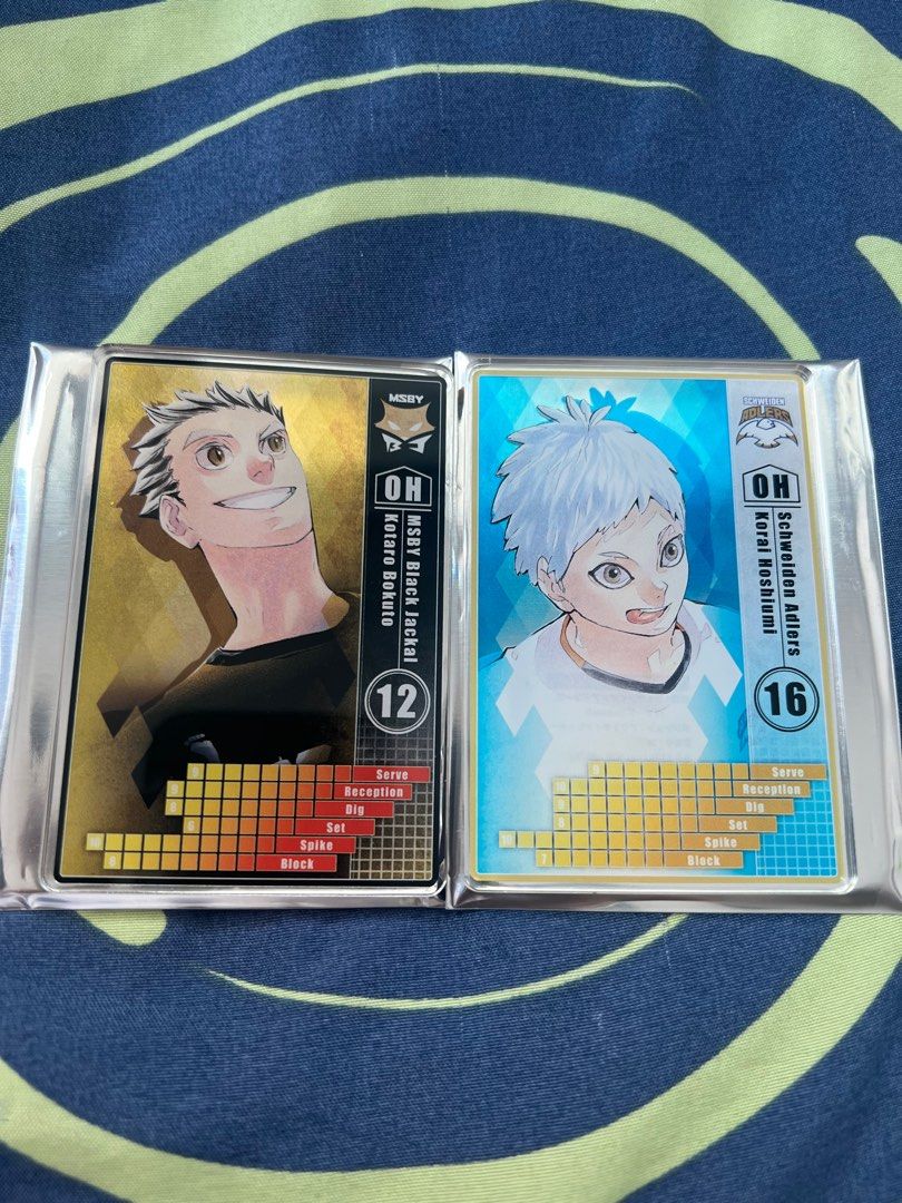 Haikyuu status cards, Hobbies & Toys, Memorabilia & Collectibles, Fan ...