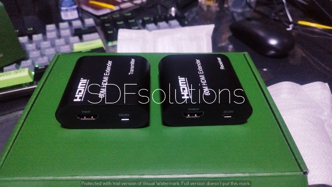 HDMI Extender 60m, Furniture & Home Living, Security & Locks, Security ...