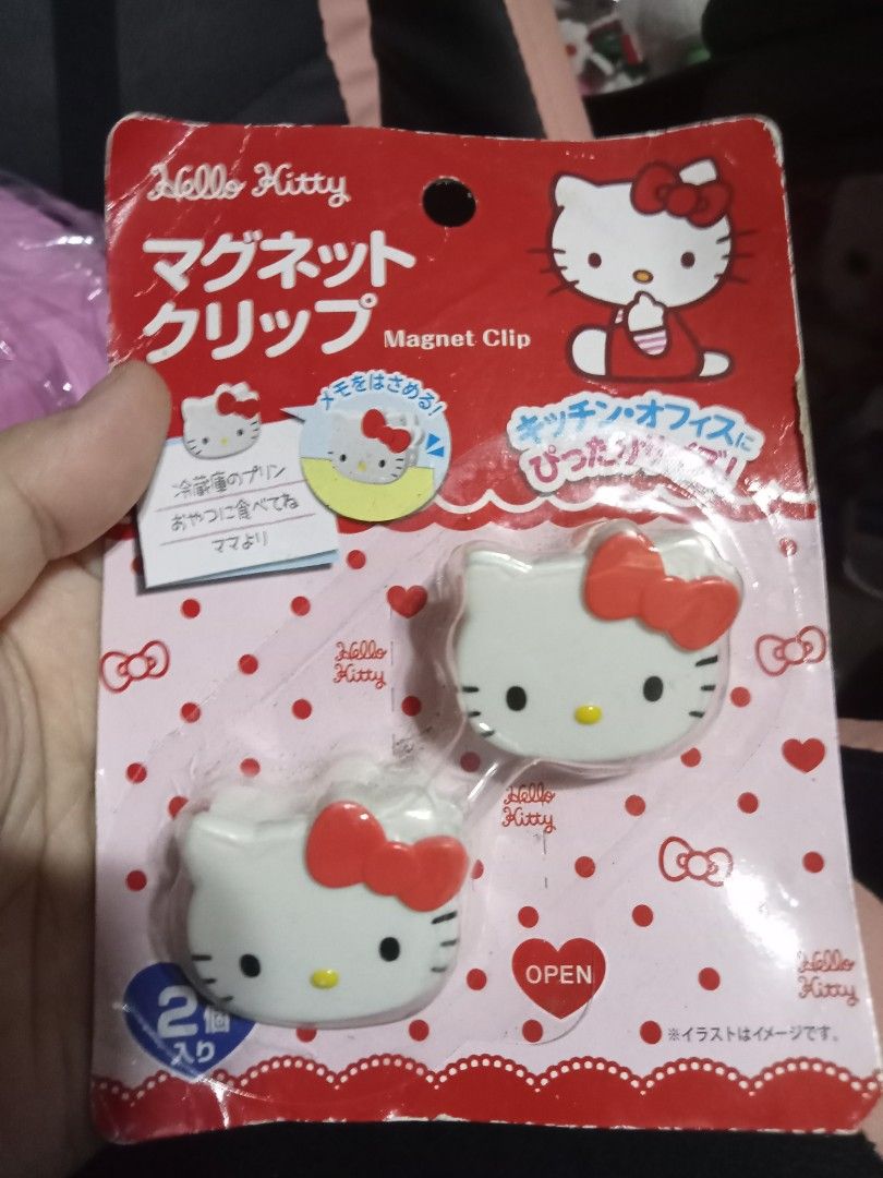 Hello kitty clip magnets, Hobbies & Toys, Toys & Games on Carousell