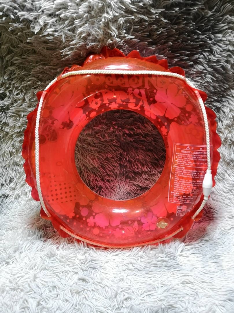 Hello Kitty Floral Kids Rong Pool Floater, Babies & Kids, Bathing ...