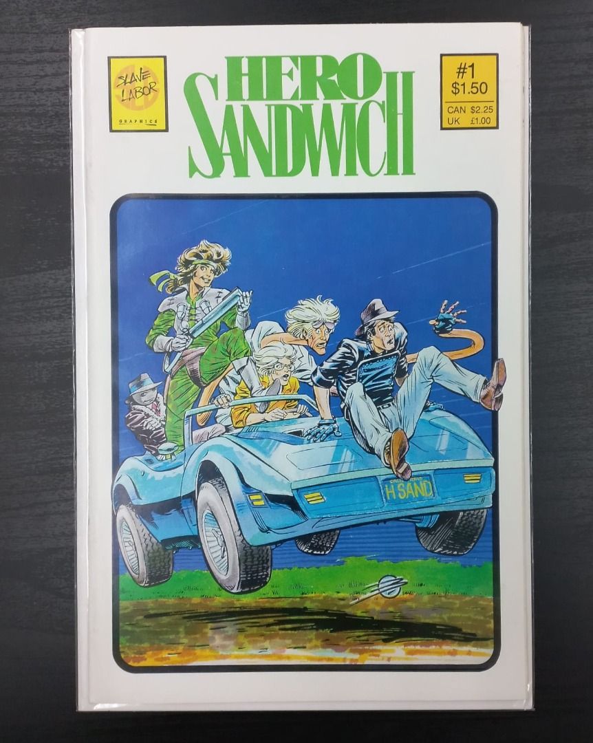 Hero Sandwich 1 (1987, Slave Labor) Early Chuck Austen, Hobbies & Toys ...