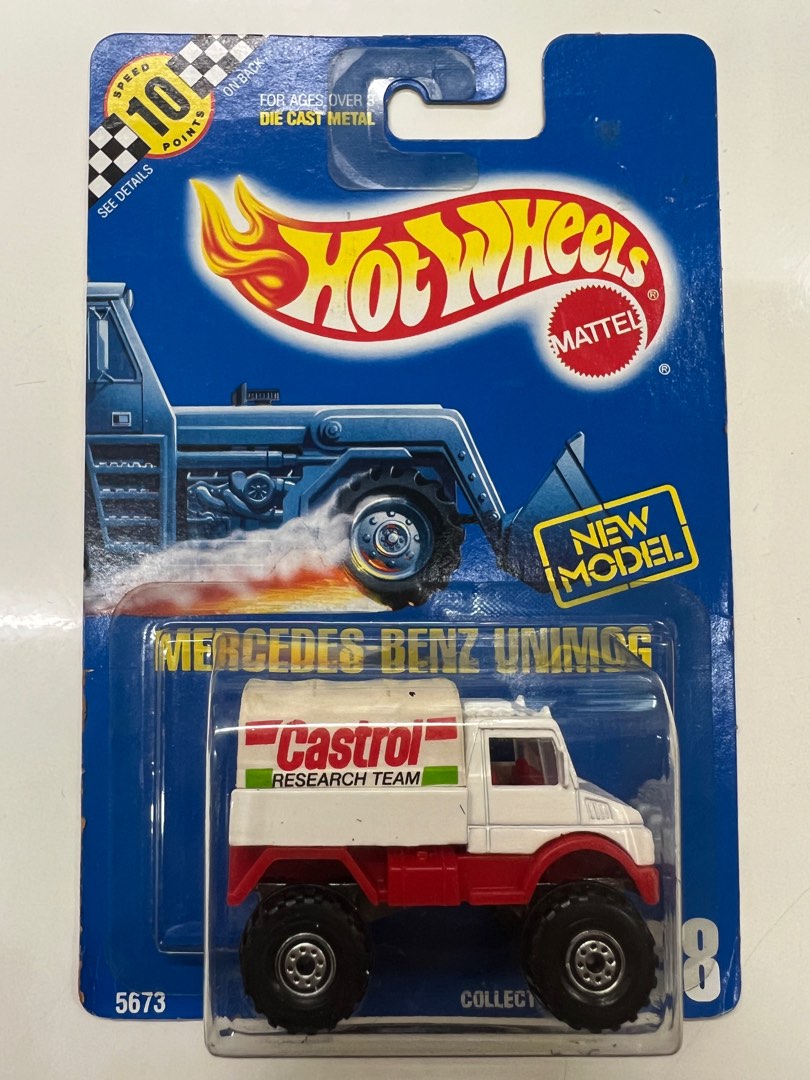 Hotwheels 1990 Castrol Mercedes Benz Unimog (White), Hobbies & Toys ...
