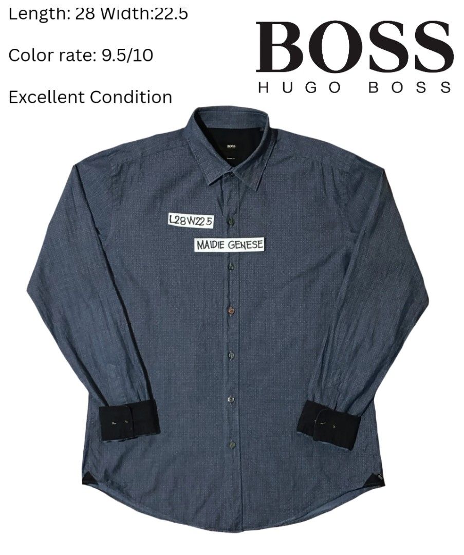 Hugo boss button up, Men's Fashion, Tops & Sets, Formal Shirts on Carousell